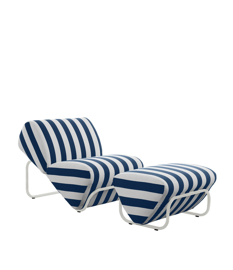 Outdoor Trend Module Lounge & Footstool set – TH Brown