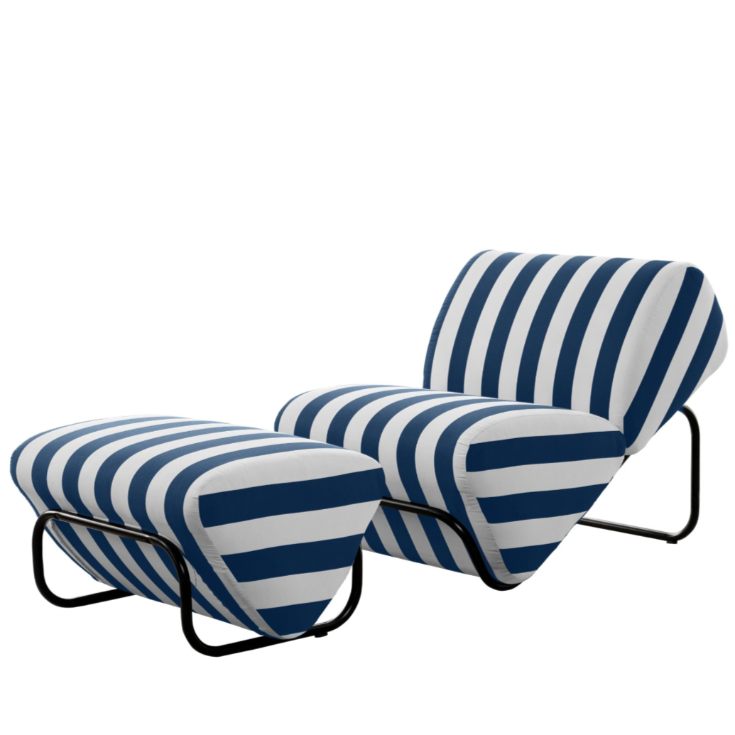 Outdoor Trend Module Lounge & Footstool set – TH Brown