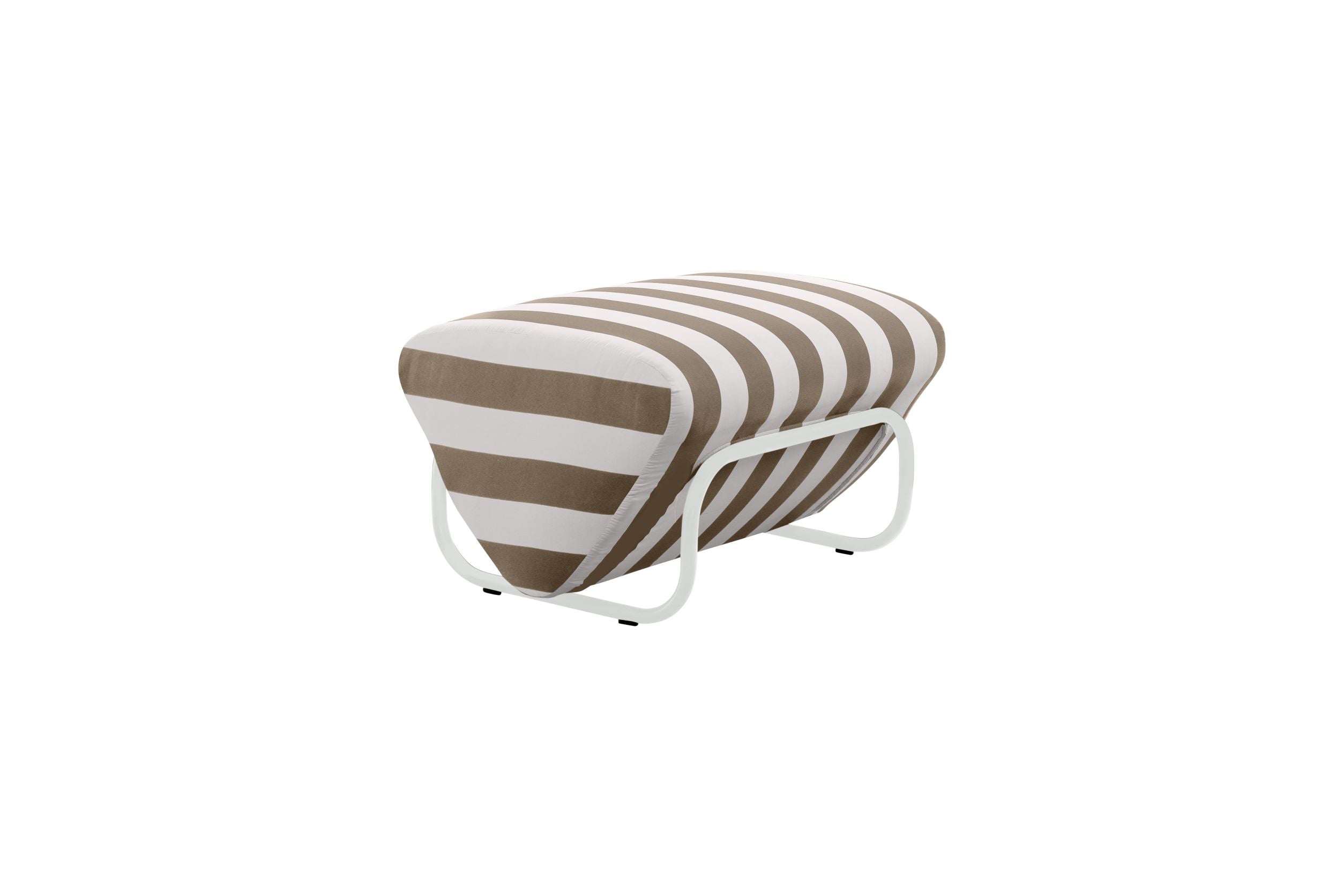 Outdoor Foot Stool | Foot Stool With Cushion | TH Brown