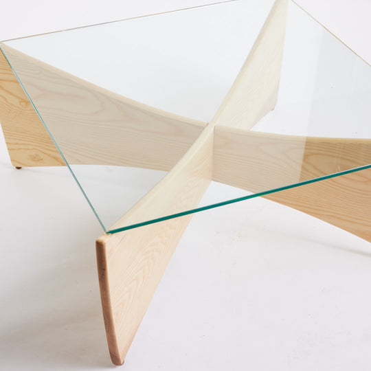 Venus Glass Coffee Table | Mid Century Coffee Table | TH Brown